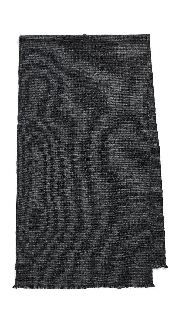 Vince Marled Micro Houndstooth Scarf