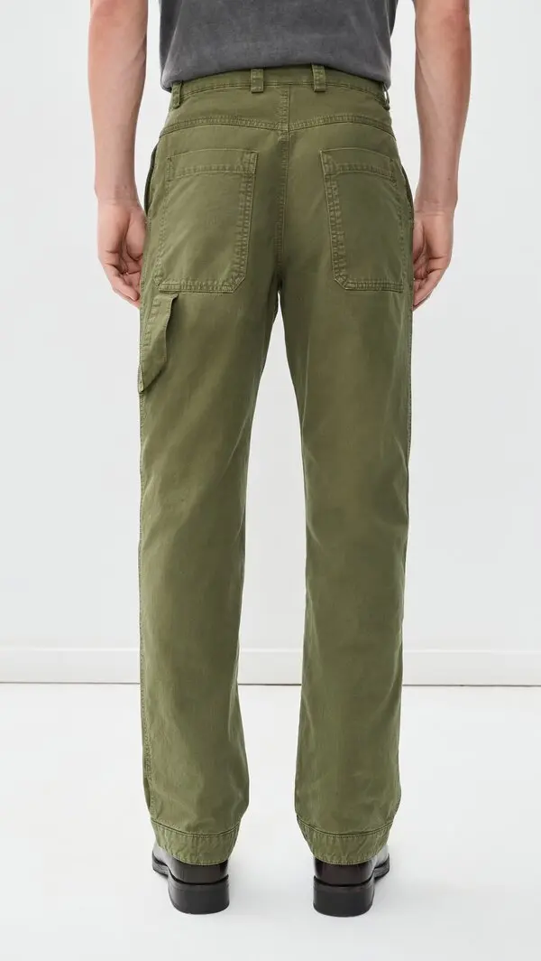 Off-White Racing Staff Straight Pants - Dusty Olive