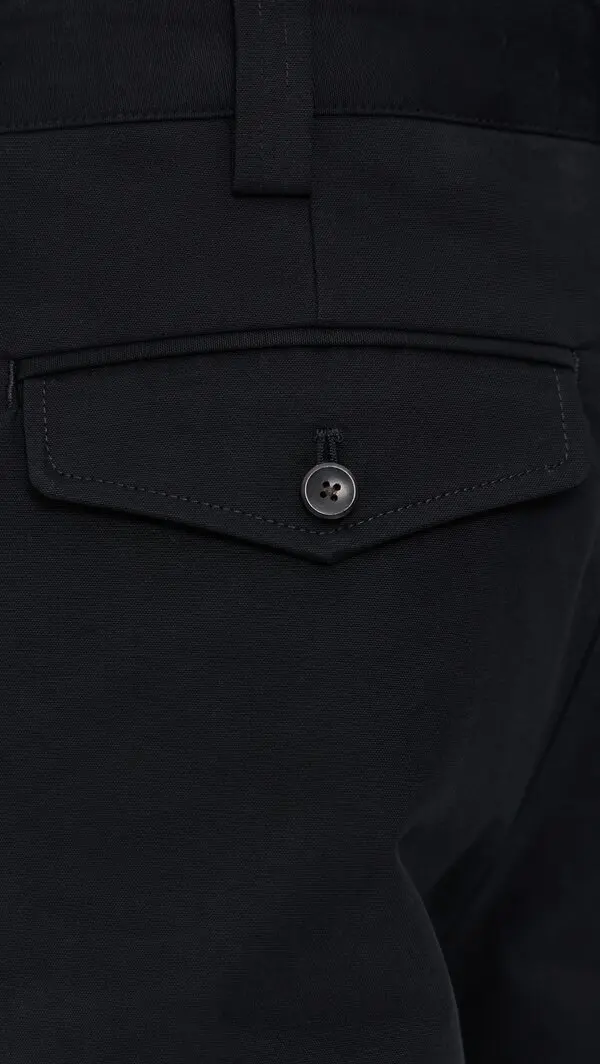 AARON LEVINE Double Pleated Workwear Pants