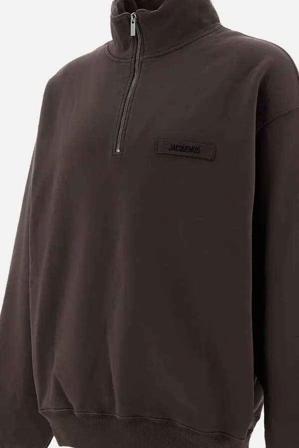 Jacquemus Felpa Le Camionneur Gros Grain