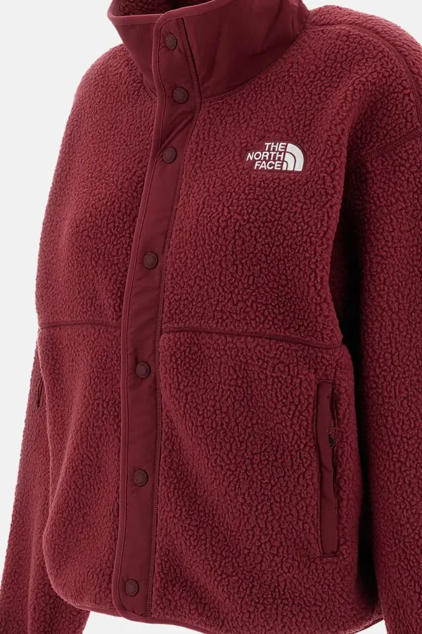 The North Face Giacca In Pile Cragmont - Rosso