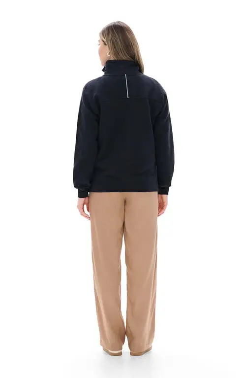HATLEY Quarter-zip Cotton Pullover