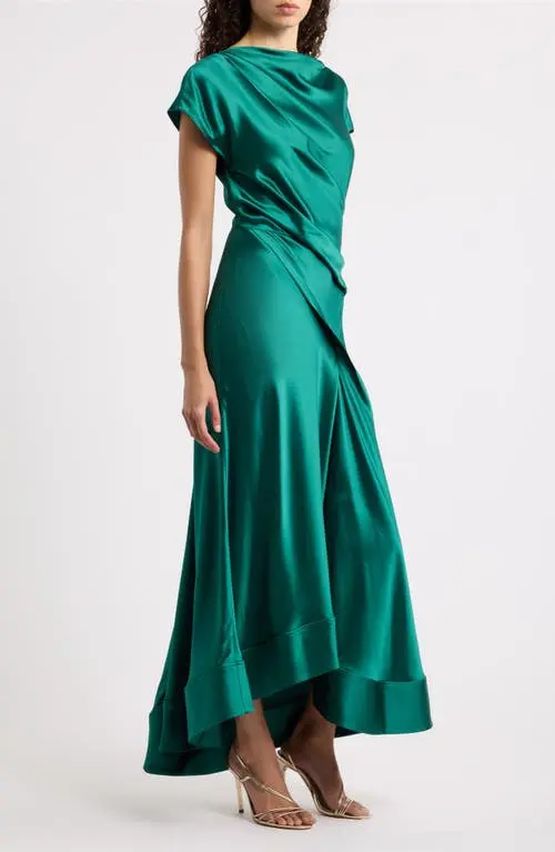 Acler Glatton Satin Maxi Dress