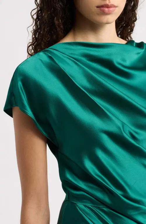 Acler Glatton Satin Maxi Dress