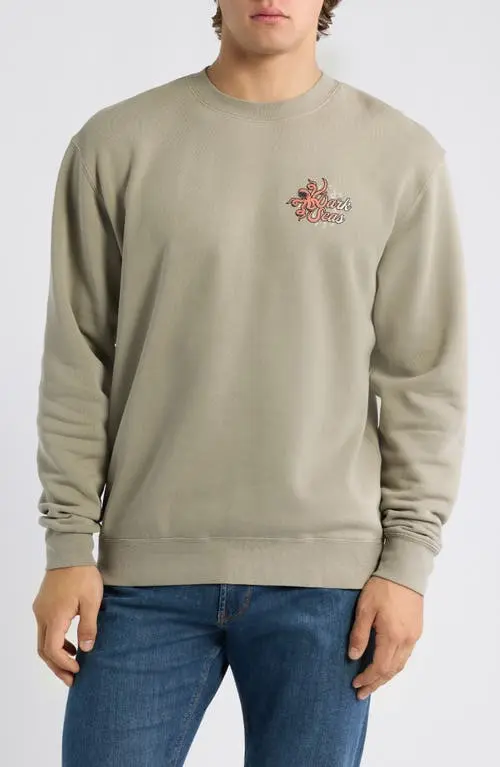DARK SEAS Locomotion Graphic Sweatshirt - Cement