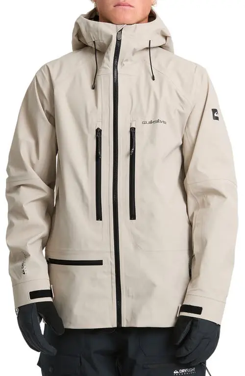 Quiksilver Propath 30k Waterproof Shell Jacket - String
