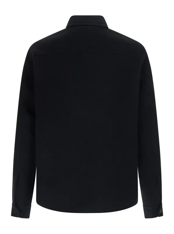 Fendi Lana Double Ff Camicia Con Bottoni