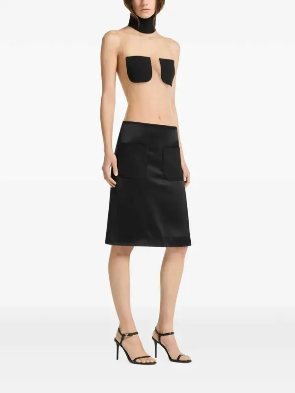 COURREGES Bodysuit With Illusion-effect Pockets