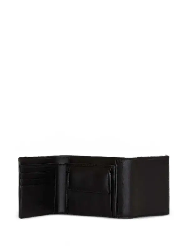 Balmain Smooth Leather Tri-fold Wallet