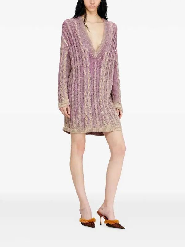 DIESEL® Short V-neck Dress