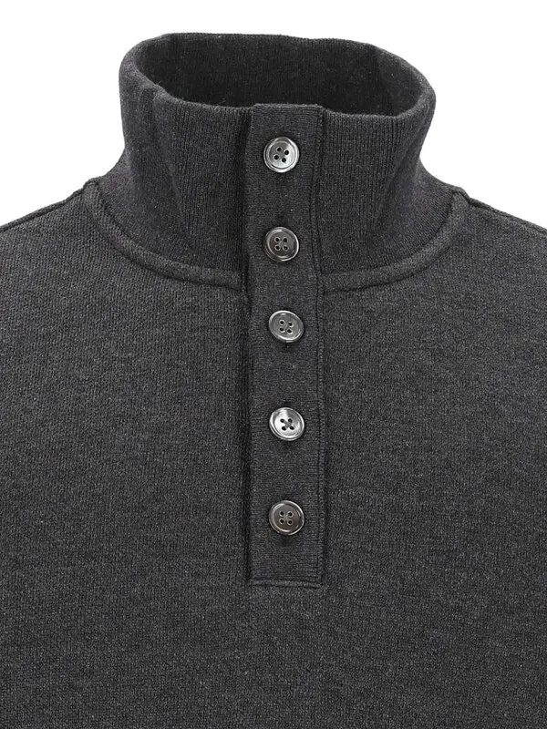 Thom Browne Button-detail Striped Sweater