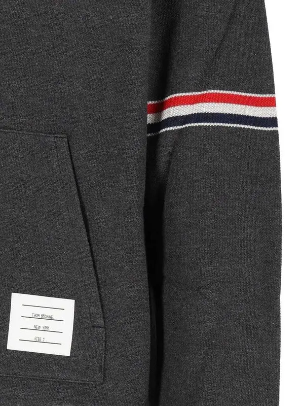 Thom Browne Button-detail Striped Sweater