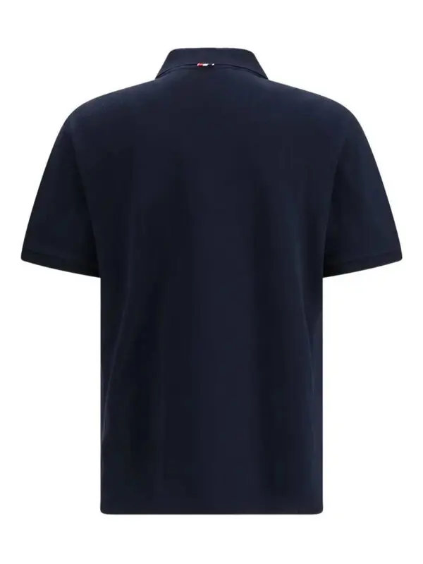 Thom Browne Striped-detail Polo Shirt