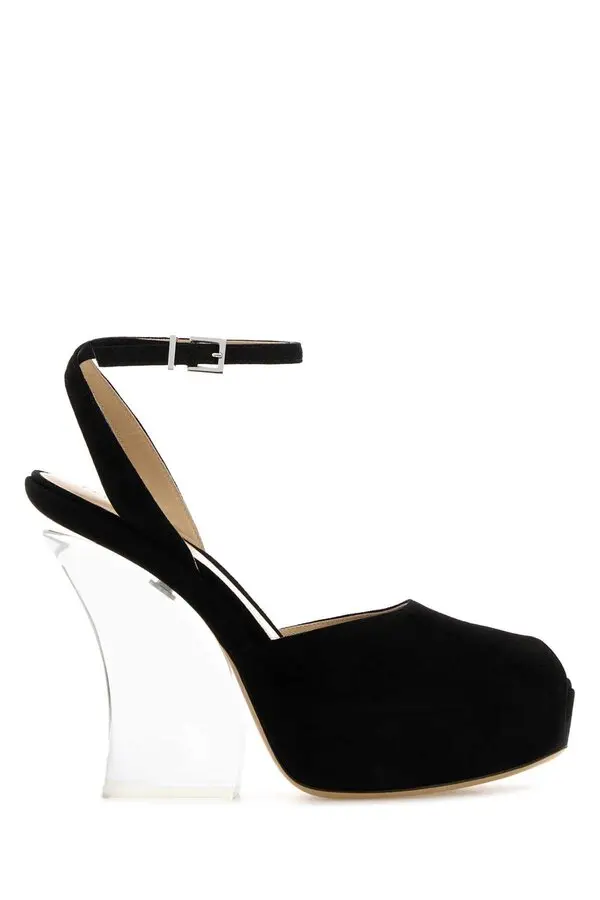 Fendi Suede Illusion Sandals