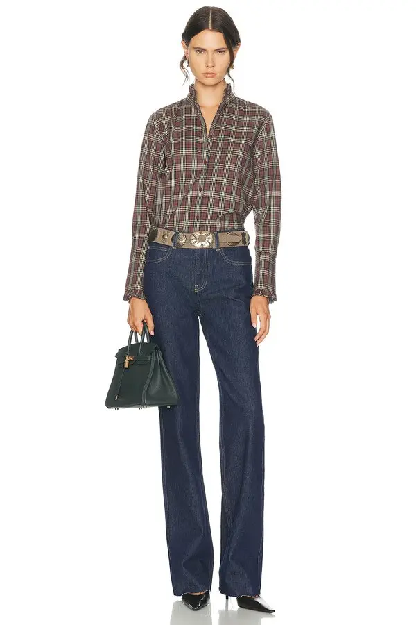NILI LOTAN Elio Shirt In Multi