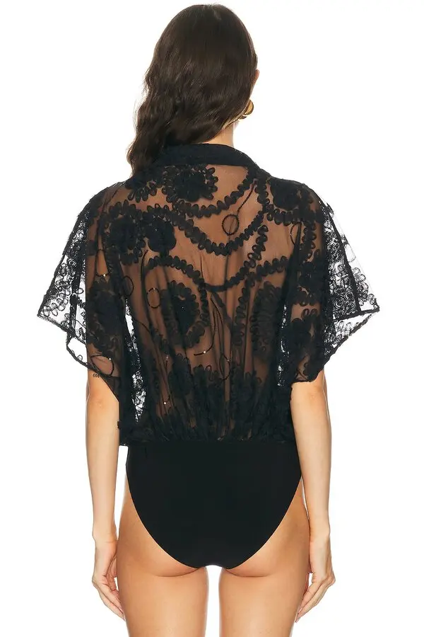 Norma Kamali For Oversized Sleeveless Bodysuit