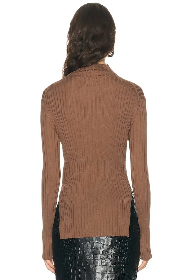 Khaite Vinci Top In Brown