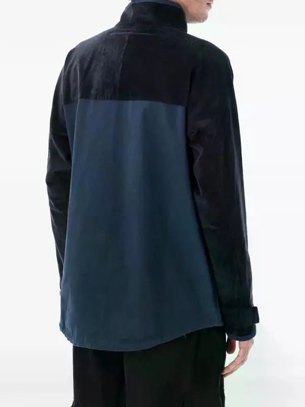KAVU Throwshirt Flex Corduroy-panelled Half-zip Jacket
