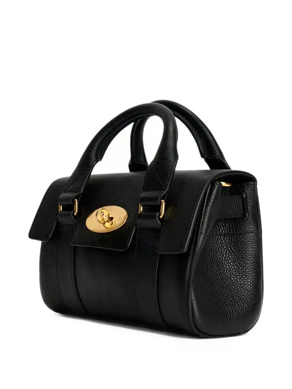 Mulberry Mini Bayswater Grained Leather Crossbody Bag