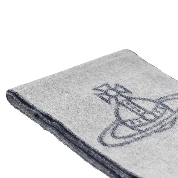 VIVIENNE WESTWOOD Single Orb Double-face Wool Scarf