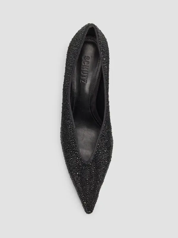 Schutz Claudia Glam 100mm Embellished Pumps