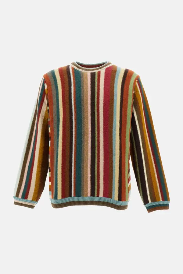 Paul Smith Merino Crewneck Sweater - Multicolor