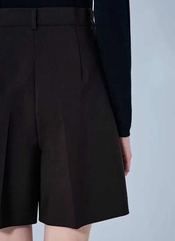 Max Mara Pleated Tailored Shorts
