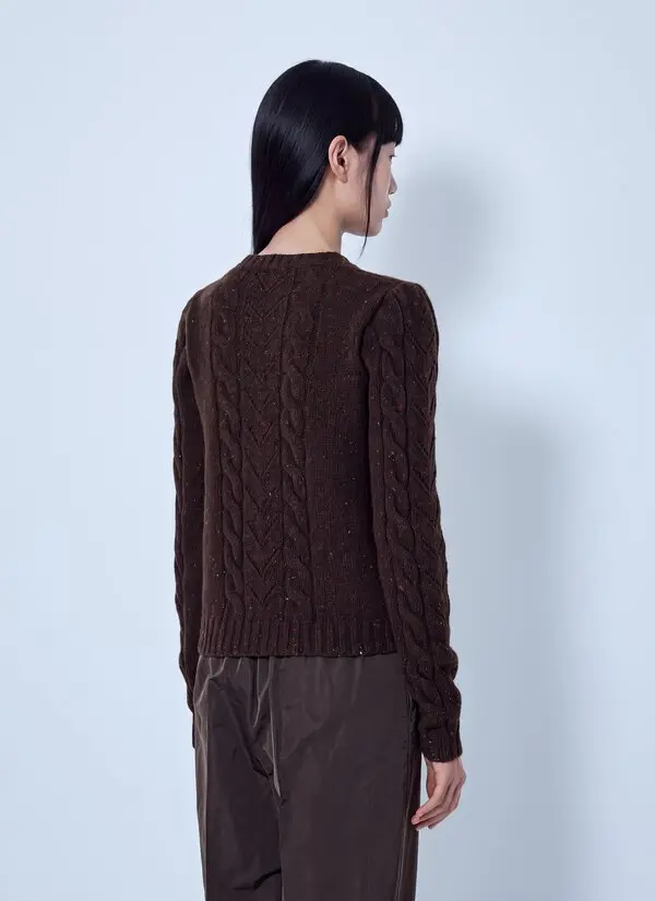Max Mara Cable Knit Sweater