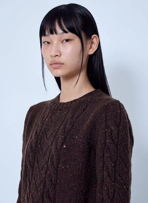 Max Mara Cable Knit Sweater