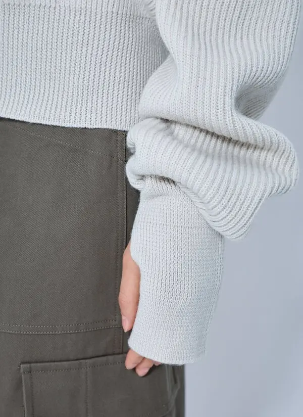 RIER Roundneck Zip Utility Sweater
