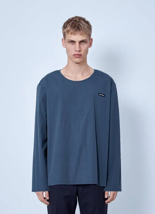 Miu Miu Stretch Poplin Top
