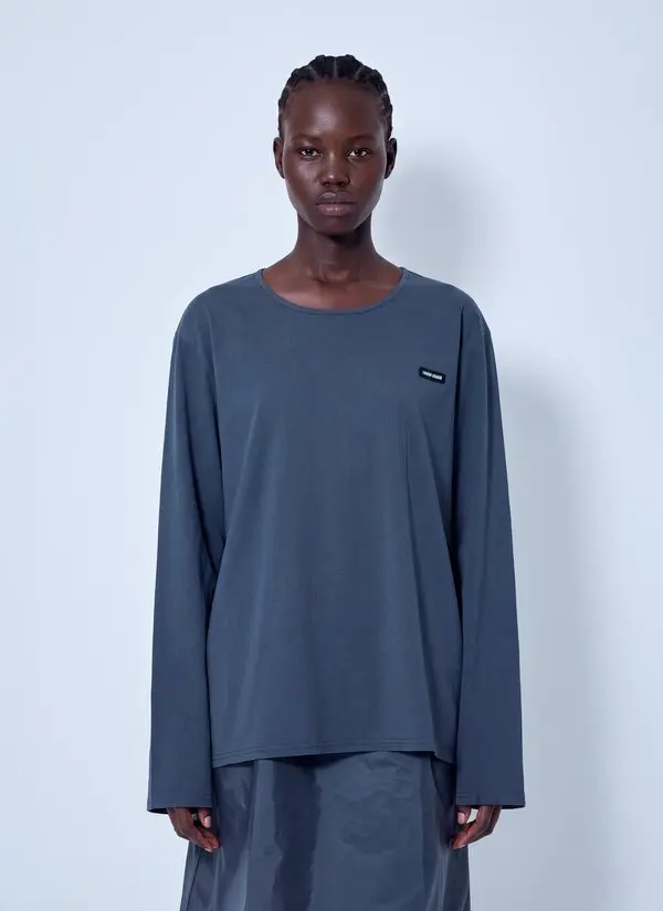 Miu Miu Stretch Poplin Top