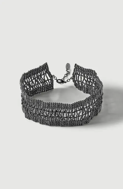 Brunello Cucinelli Sterling Wide Choker - Silver