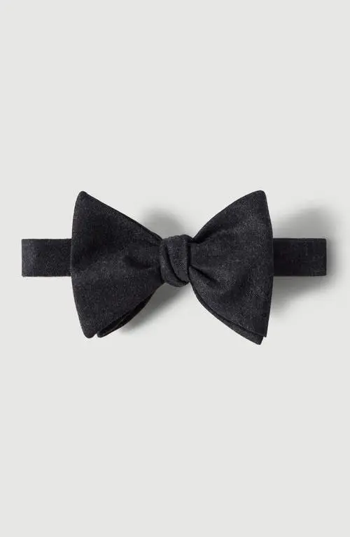 Brunello Cucinelli Virgin Wool Flannel Bow Tie