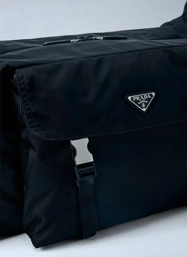 Prada Explore Re-nylon And Leather Duffel Bag