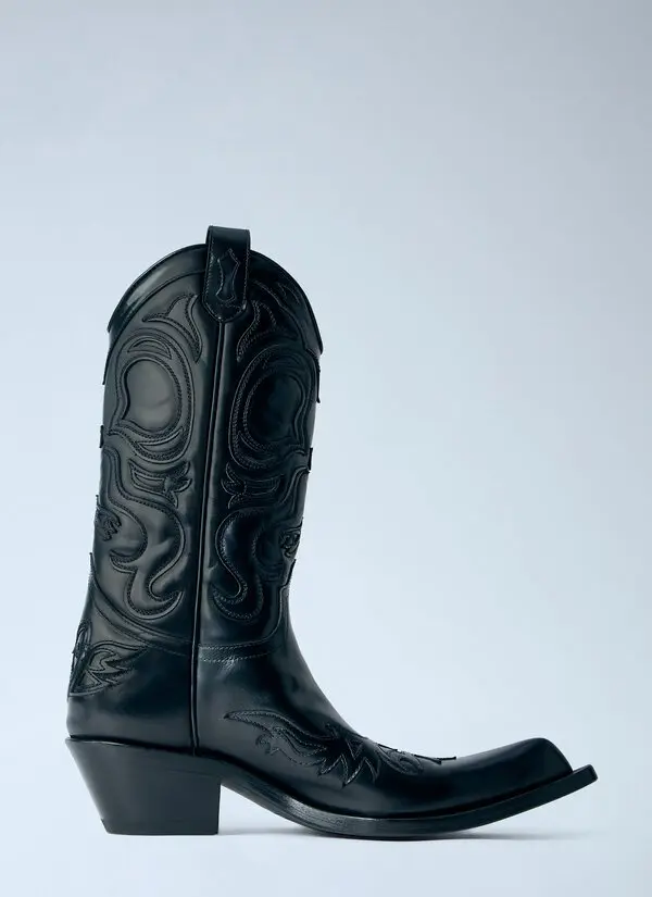 Acne Studios Western Leather Boots