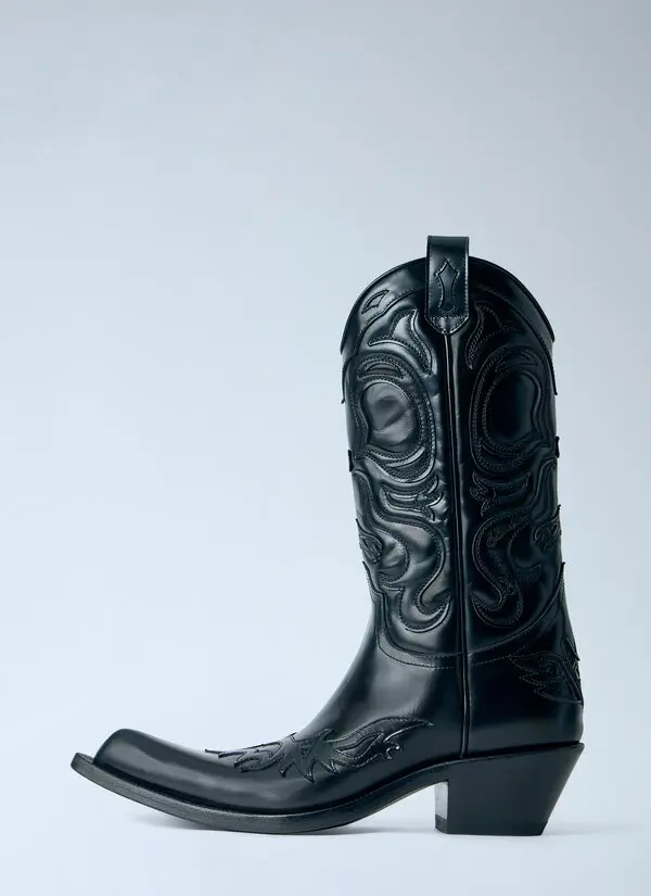 Acne Studios Western Leather Boots