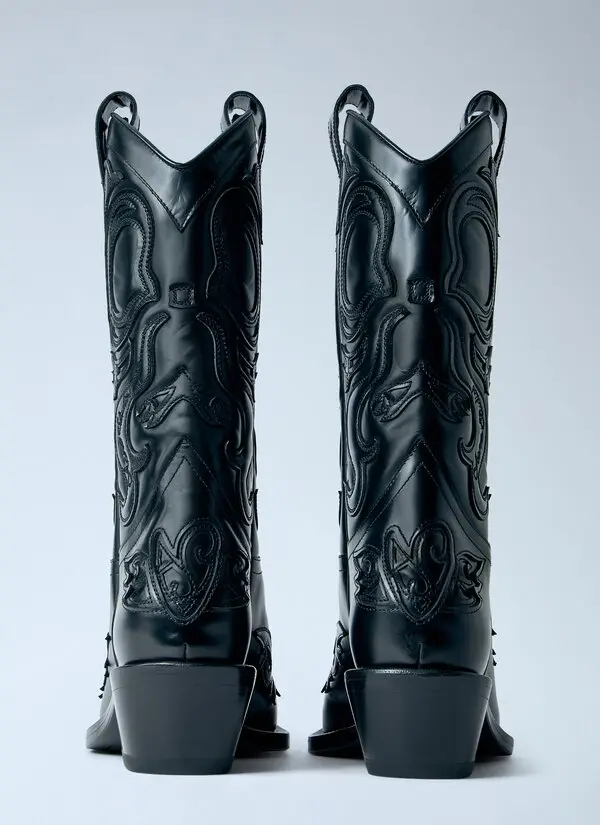 Acne Studios Western Leather Boots