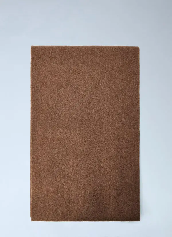 Max Mara Fringed Wool Scarf