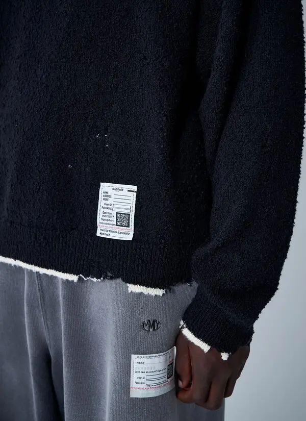 Mihara Yasuhiro Distressed Sweater