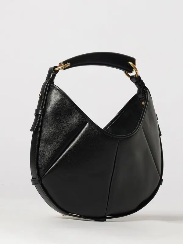 Saint Laurent Mombasa Small Calfskin Leather Hobo Bag With Flat Handle