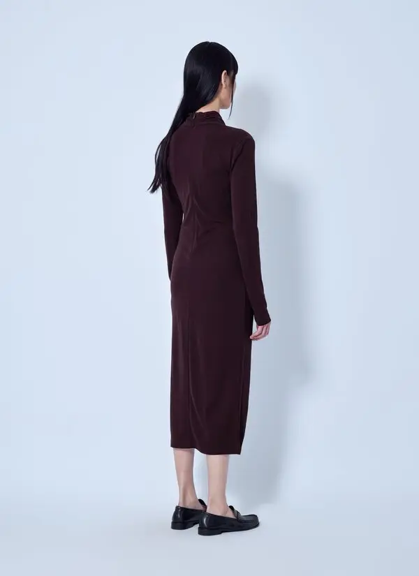 Max Mara Asymmetric Draped Dress - Multicolor