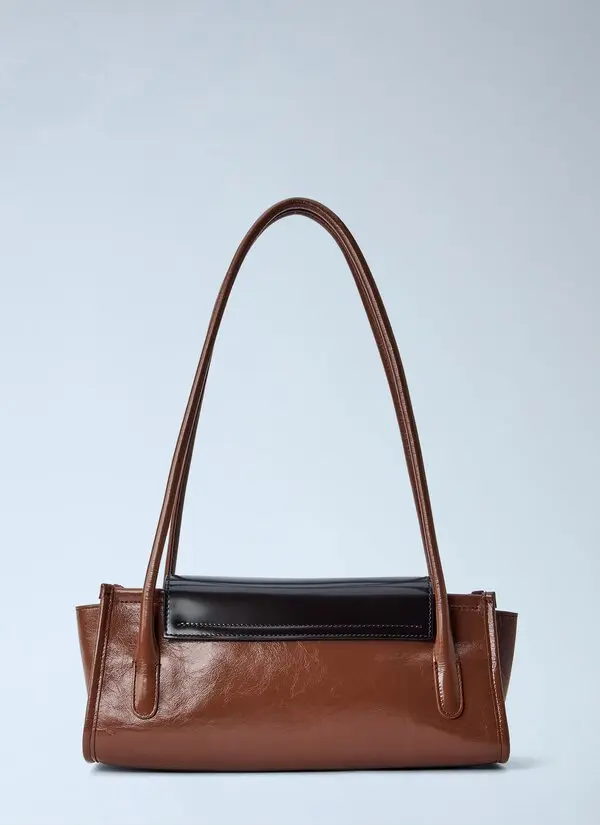 Marni Trunkette Leather Shoulder Bag
