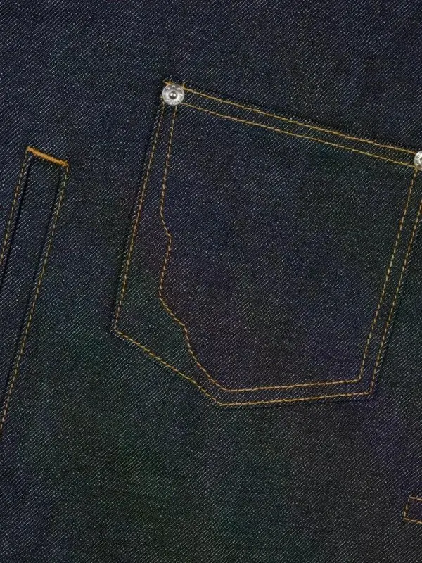 BRAIN DEAD X A.p.c. Cropped Denim Jacket