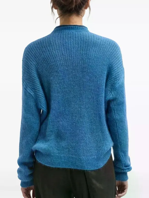 Tibi Ribbed-knit Mohair-blend Sweater