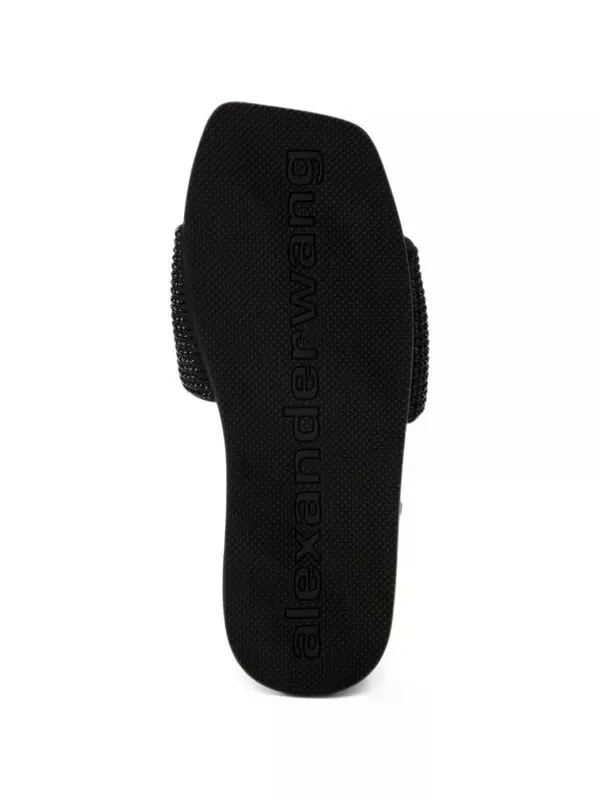 Alexander Wang Hotfix Pool Sandals - Black