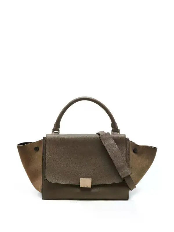 Celine 2014 Small Trapeze Top Handle Shoulder Bag - Grey