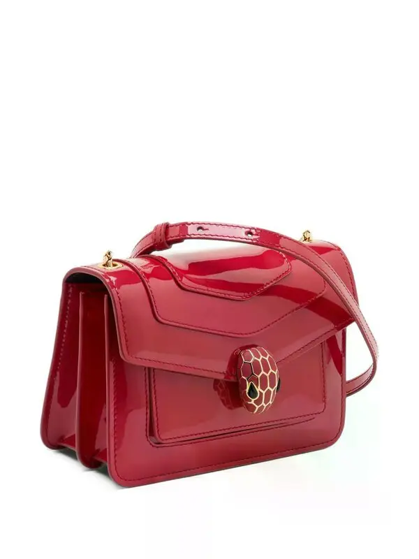 BVLGARI Serpenti Forever Patent Leather Shoulder Bag