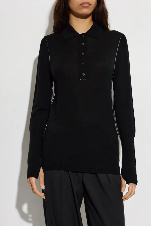 ALLSAINTS Wool Polo Shirt ‘martel