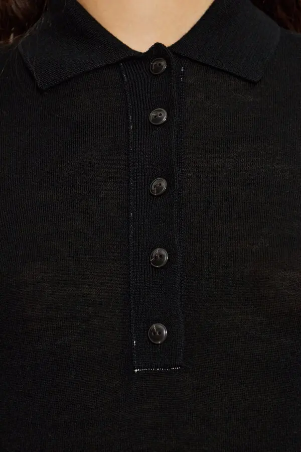 ALLSAINTS Wool Polo Shirt ‘martel